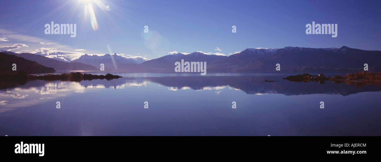 turquoise lake, Todos Los Santos, Chile Stock Photo - Alamy