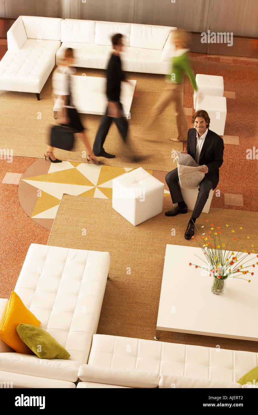 Elevated lobby view hi-res stock photography and images - Alamy