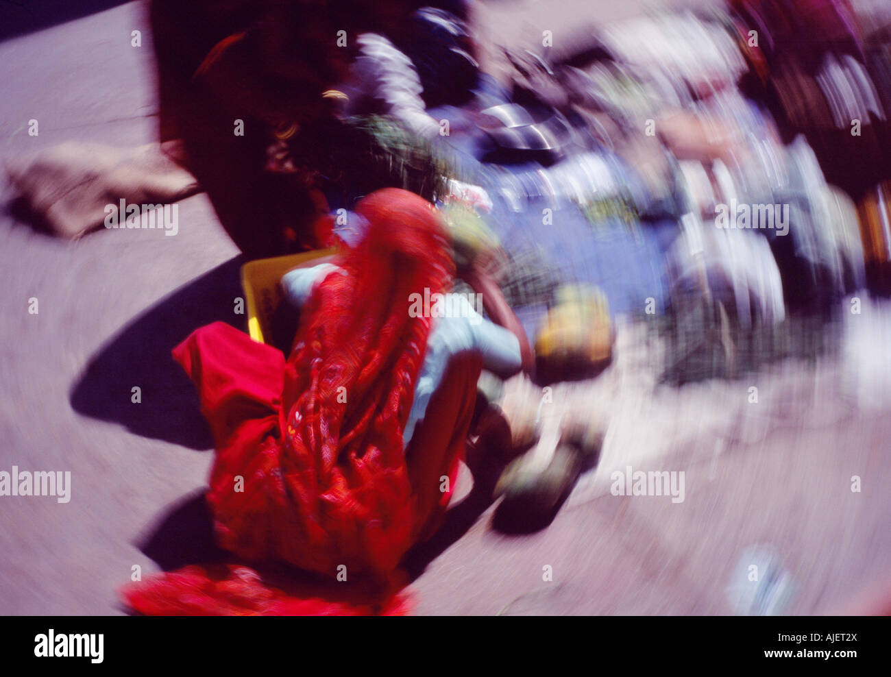 women in sari, fruit market, Diu, India Stock Photo - Alamy