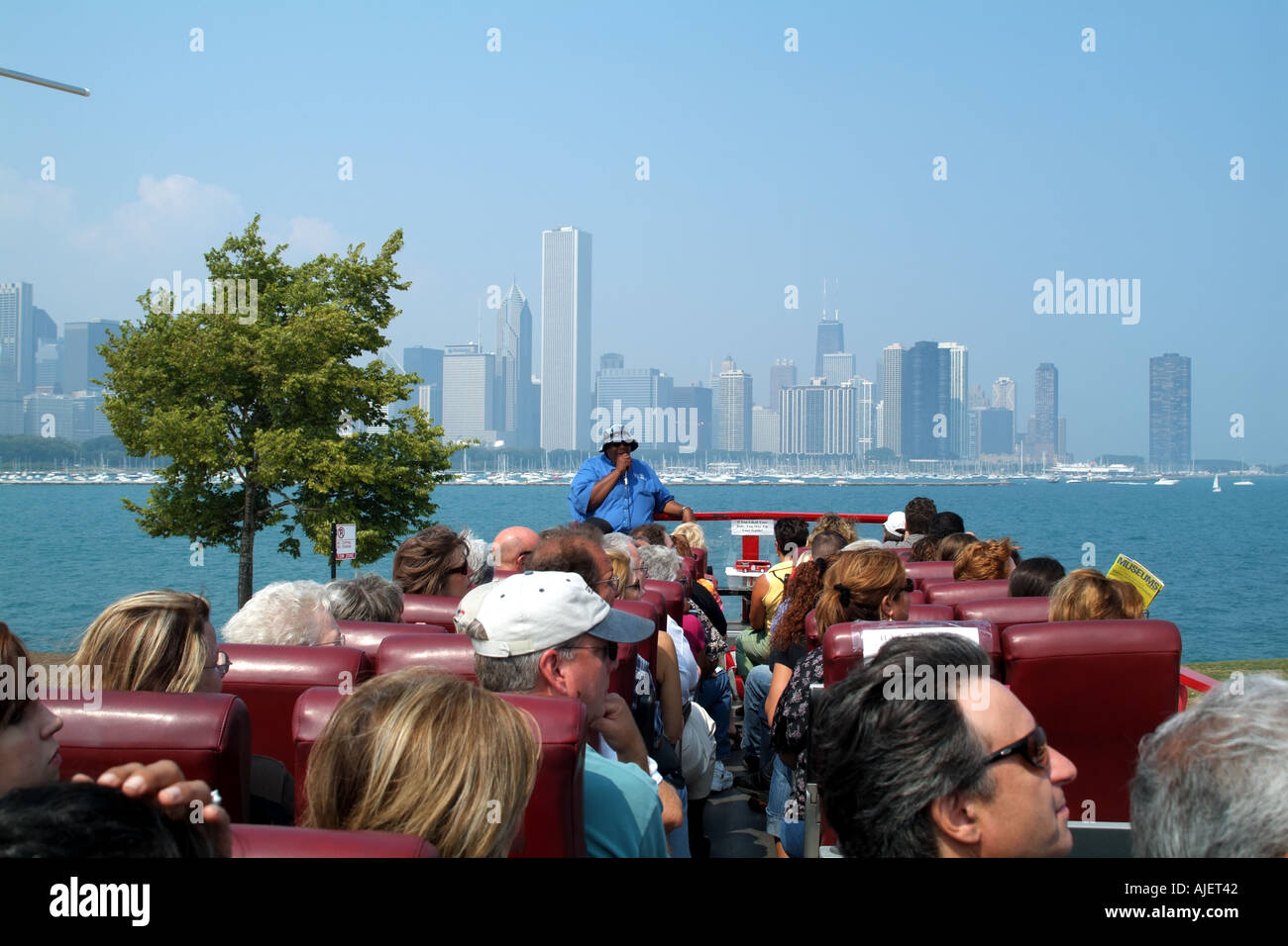 Riding on top of bus hi-res stock photography and images - Alamy