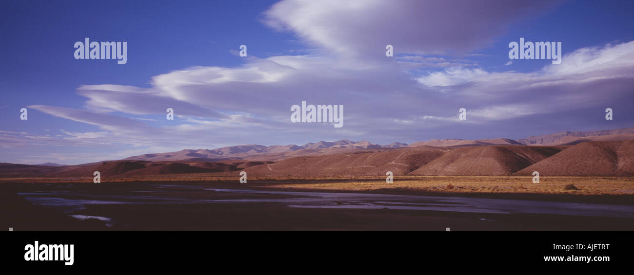 dry lake baron landscape, Patagonia, Argentina Stock Photo - Alamy