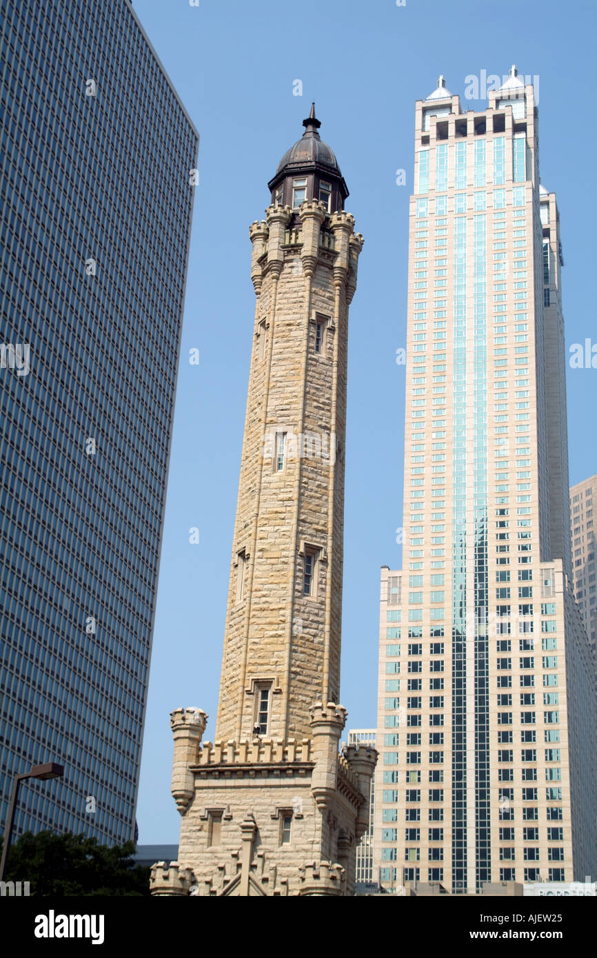 Water Tower and Pumping Station Chicago Illinois USA Stock Photo - Alamy