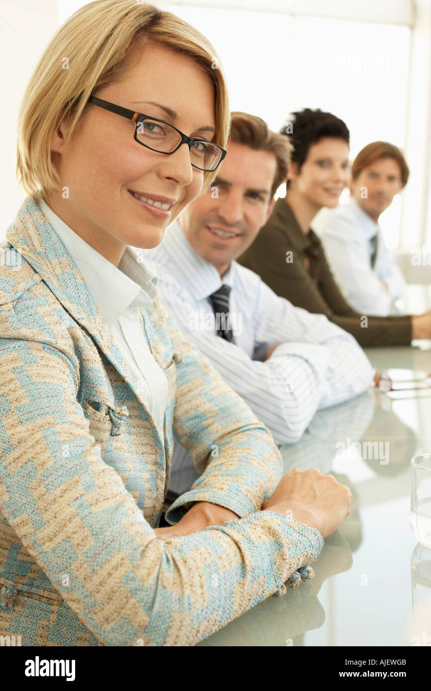 Posing spectacles suit tie hi-res stock photography and images - Alamy