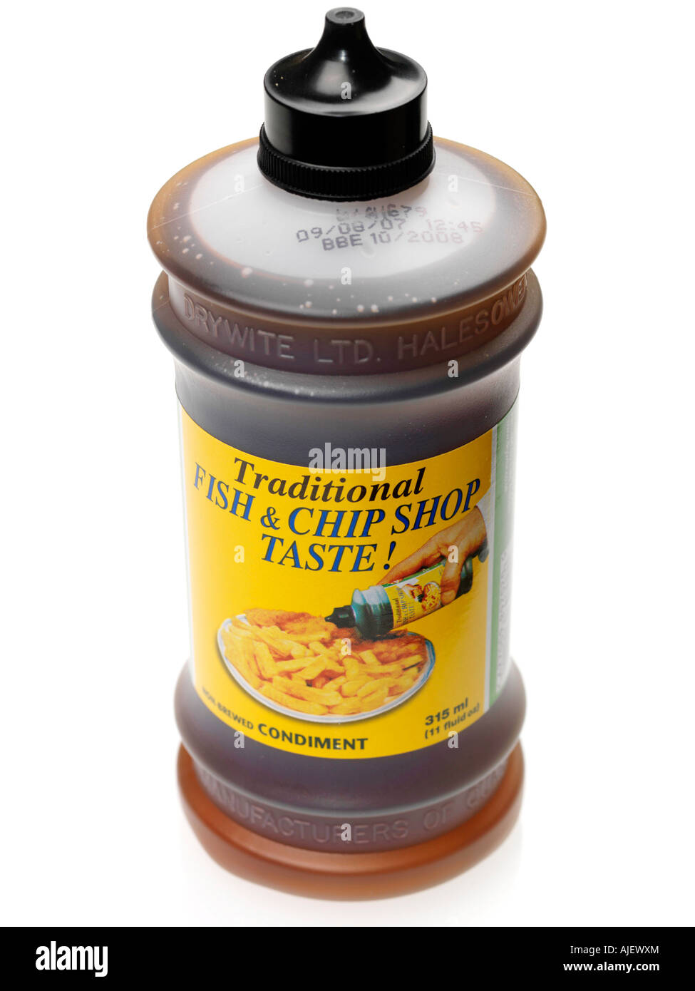 Vinegar condiment malt bottle hi-res stock photography and images - Alamy