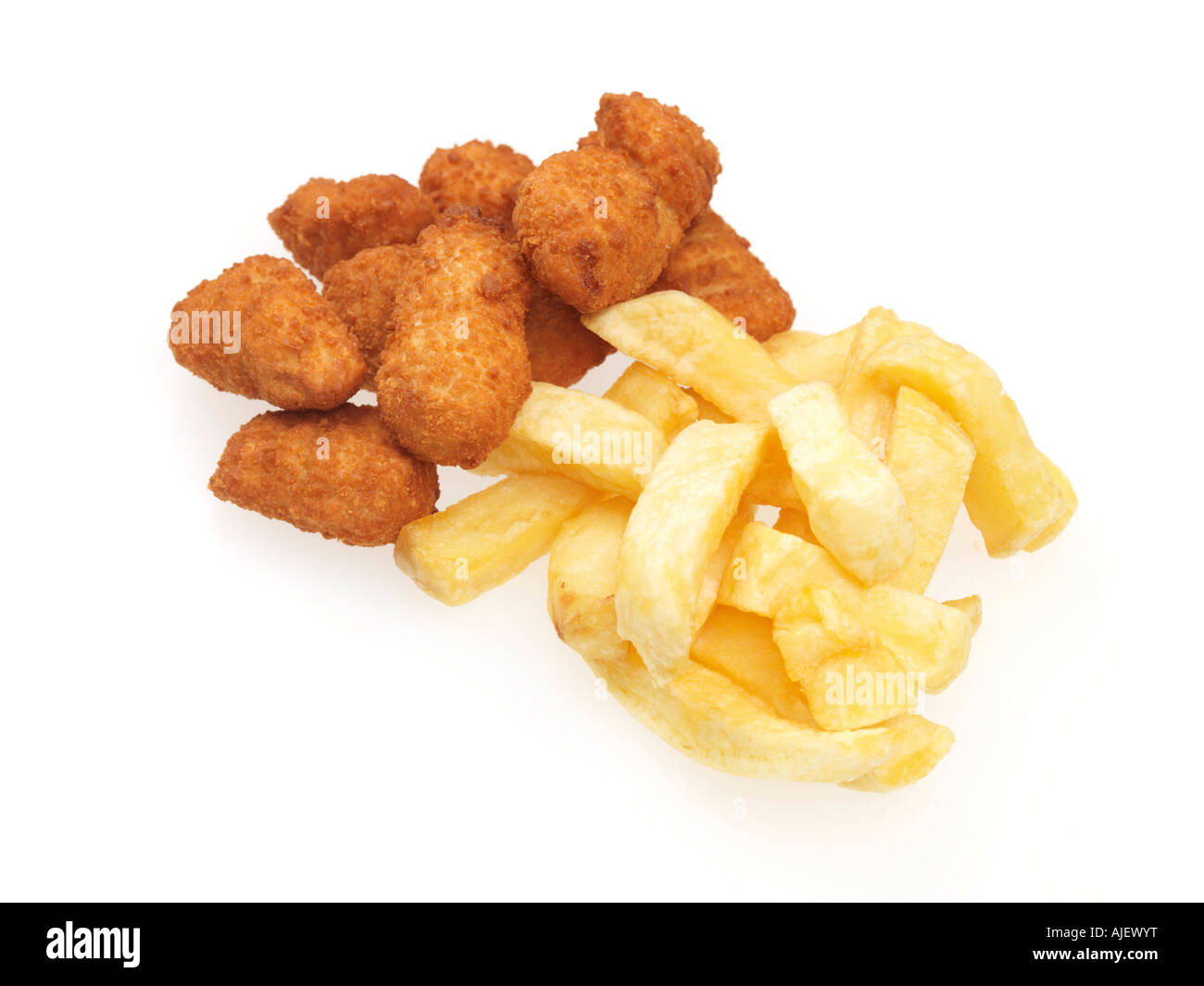 Scampi and chips isolated hi-res stock photography and images - Alamy