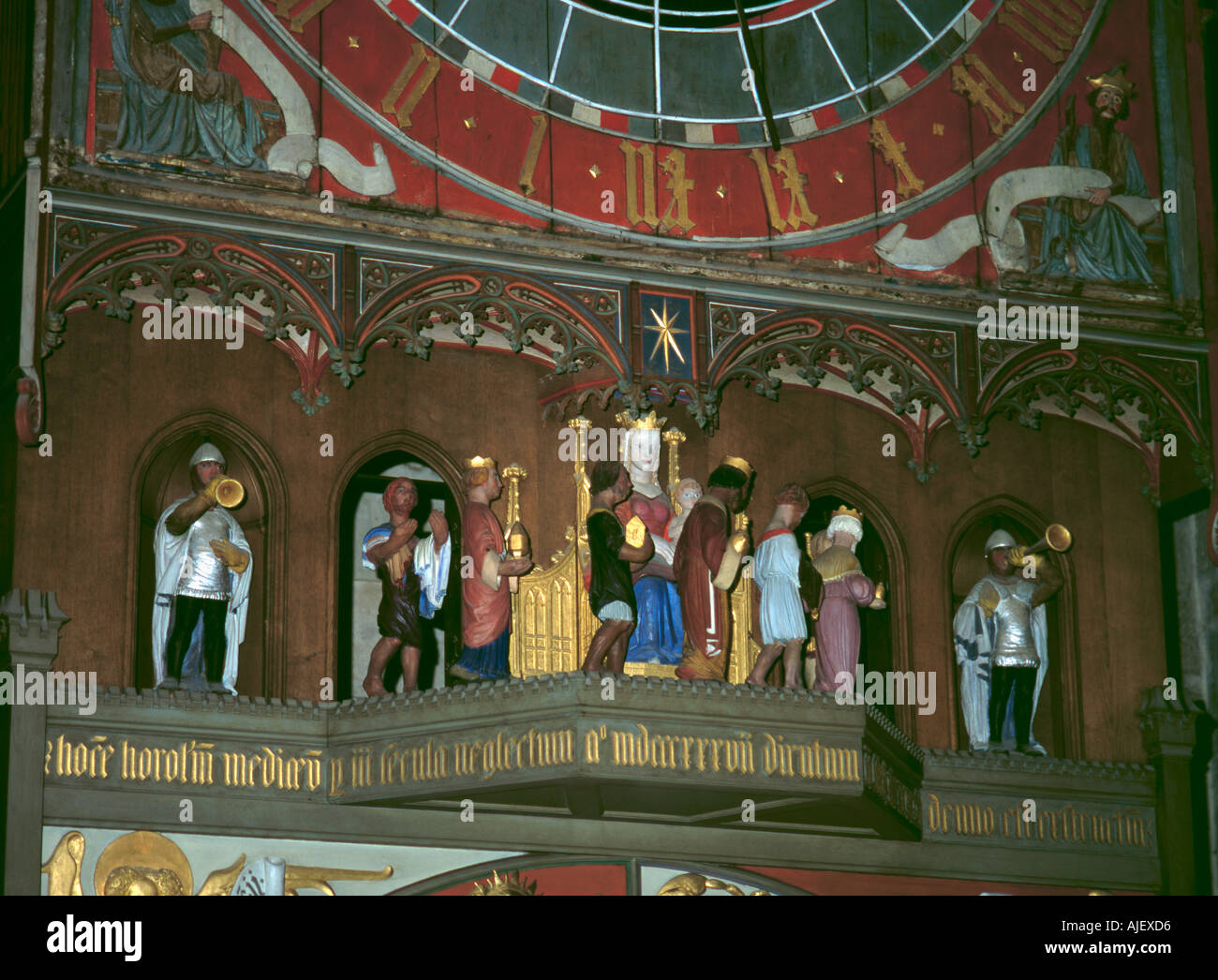 Detail of the astronomical clock, Lund Domkyrkan ( Cathedral ), Lund ...