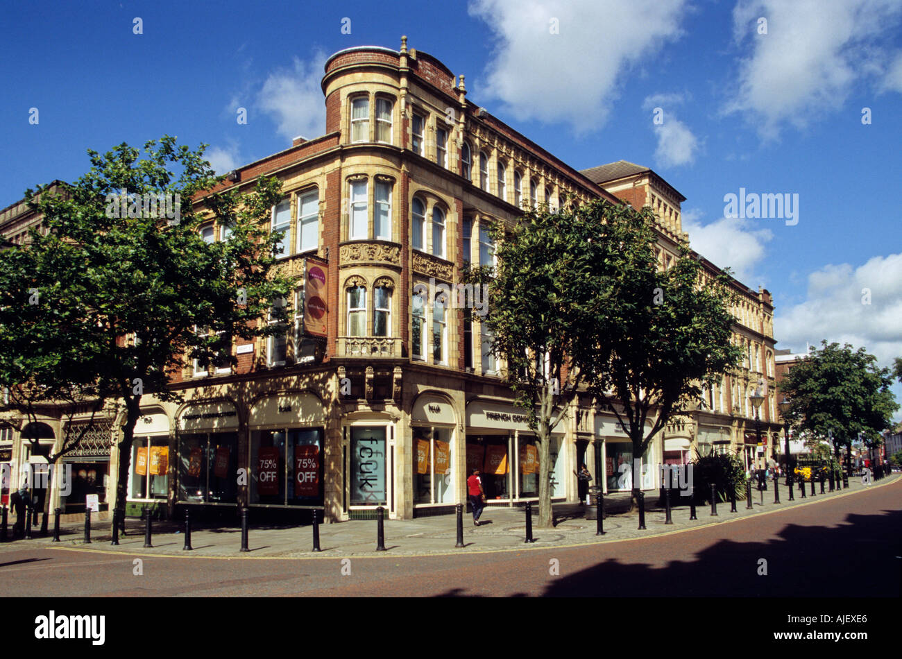 Miller Arcade on corner of Church Street in Preston Stock Photo - Alamy