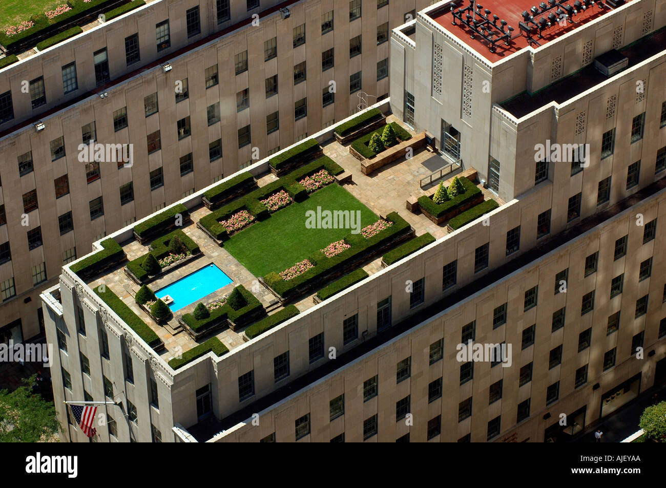 Rooftop Gardens of Rockefeller Center Stock Photo - Alamy