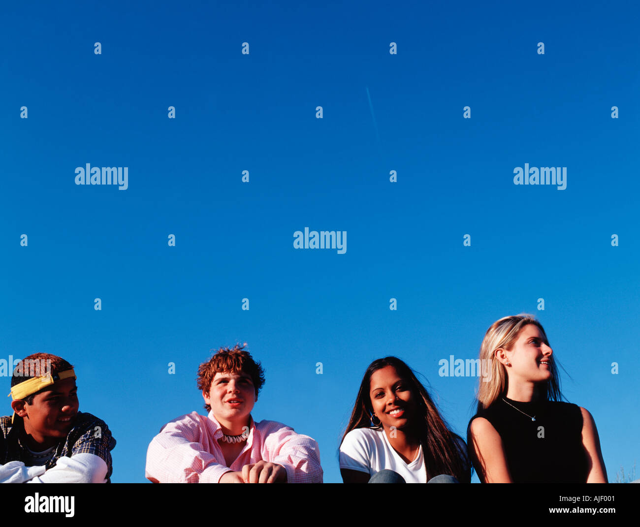 College Campus Kids Stock Photo - Alamy