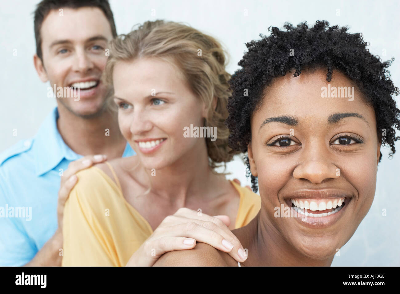 Friends standing together, portrait Stock Photo - Alamy