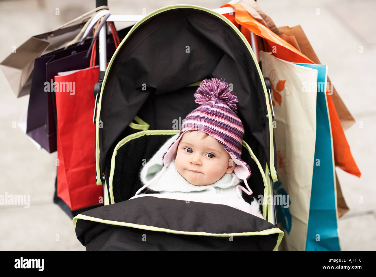 Stripey bags hi-res stock photography and images - Alamy