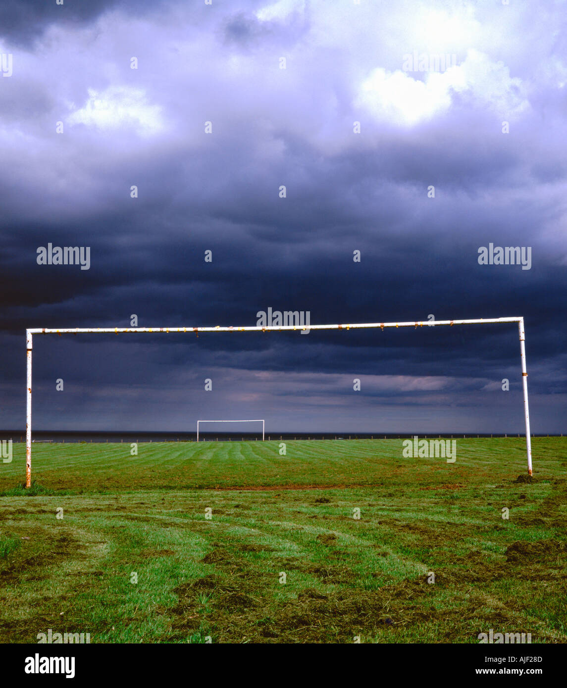 football ground seaside Stock Photo - Alamy