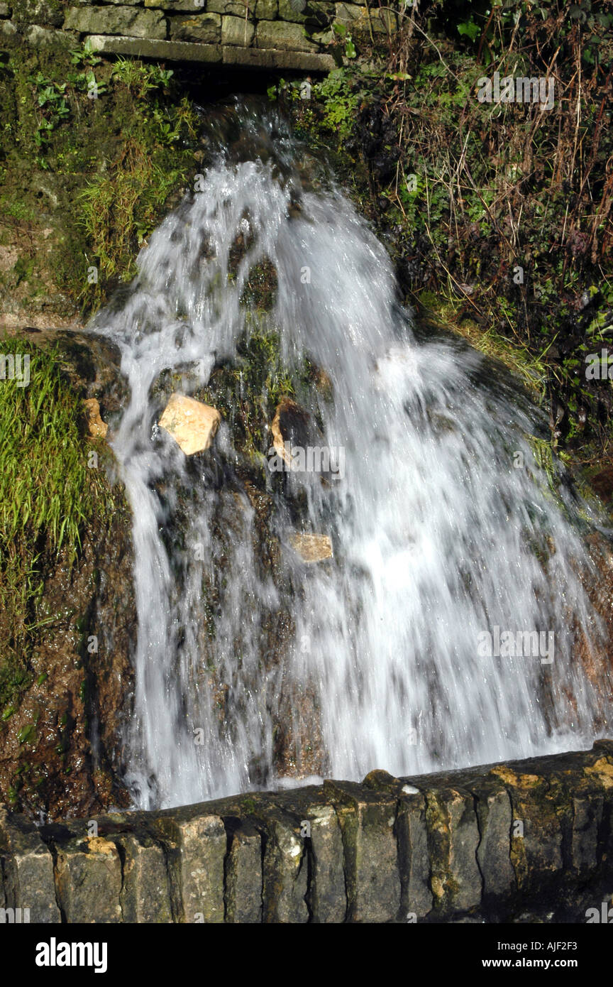 Spring water at Chedworth Stock Photo - Alamy