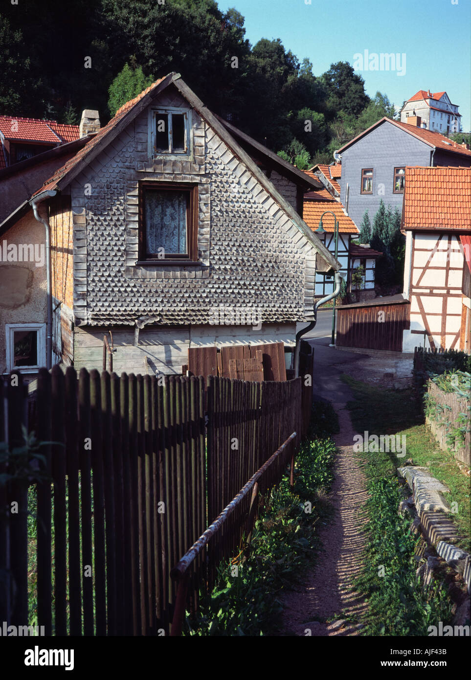 Small town Ruhla in Thuringia Stock Photo - Alamy