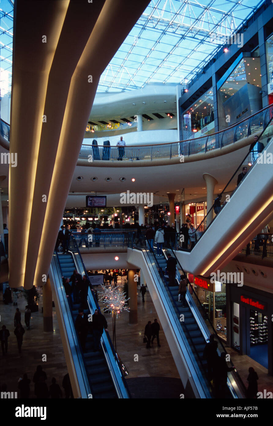 Inside the New Bull Ring in Birmingham, England Stock Photo - Alamy