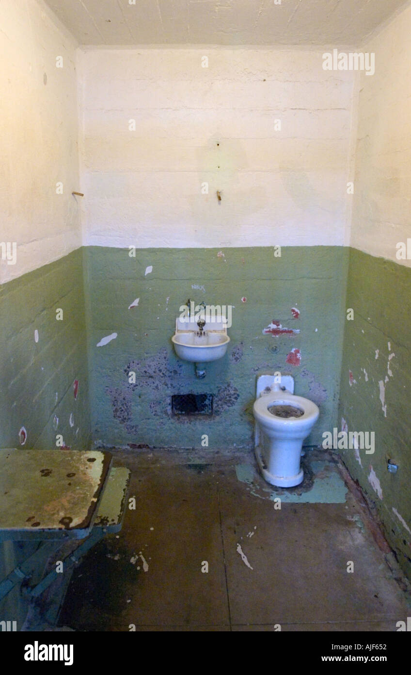 Solitary confinement cell Alcatraz Prison San Francisco California ...