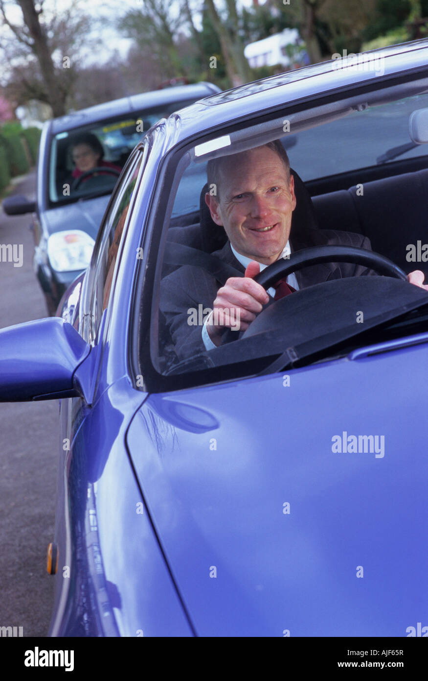 Happy motorists hi-res stock photography and images - Alamy