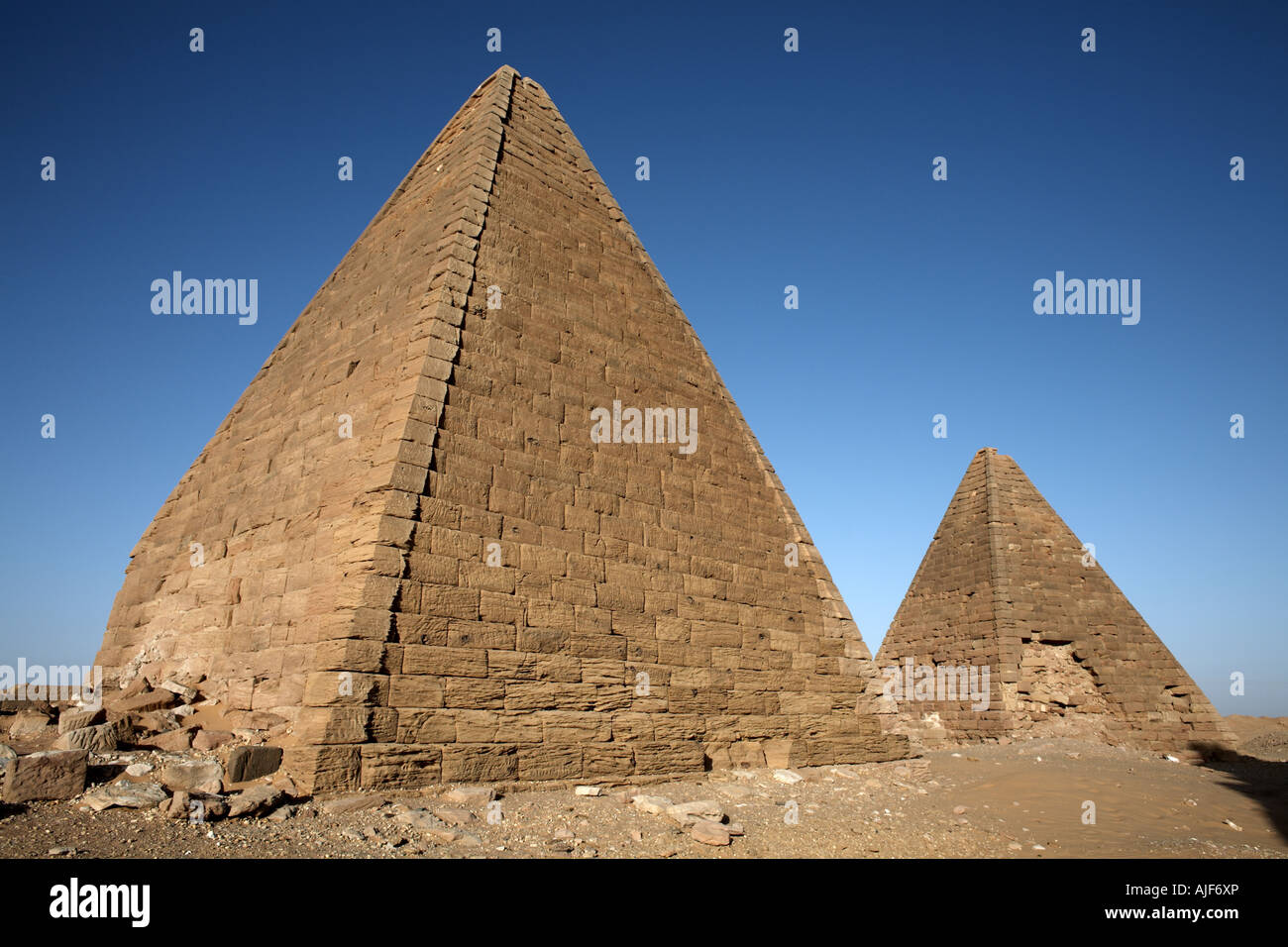 The pyramids at Jebel Barkal Stock Photo - Alamy