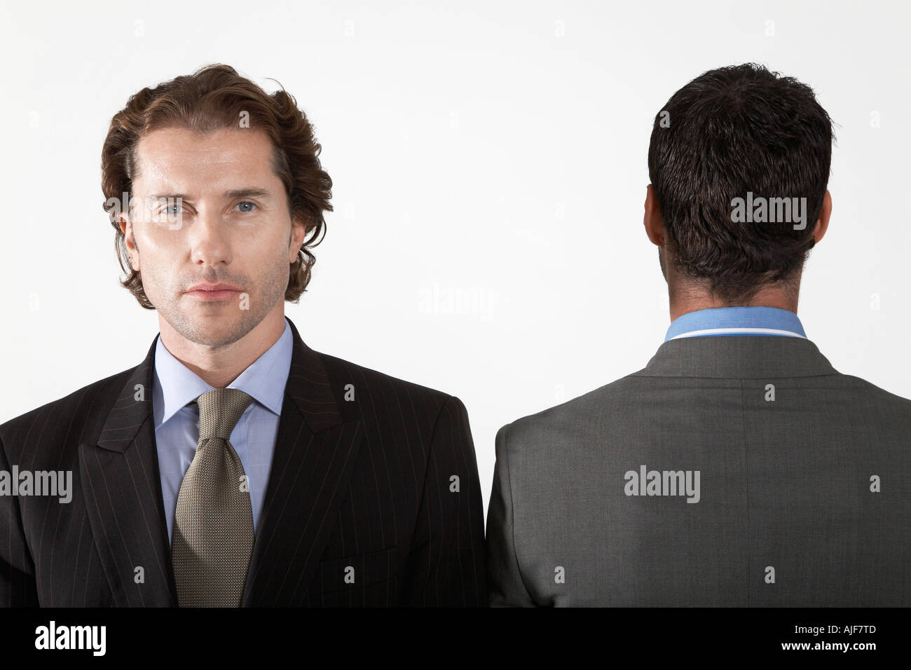 Man white shirt facing forward hi-res stock photography and images - Alamy
