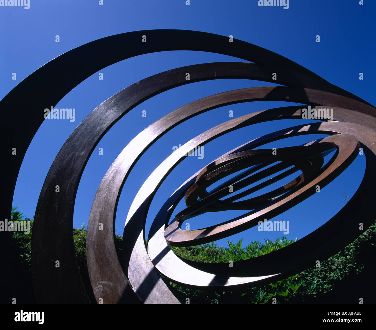 Close up of the Hypercone a modern sculpture by Simon Thomas of Bristol ...