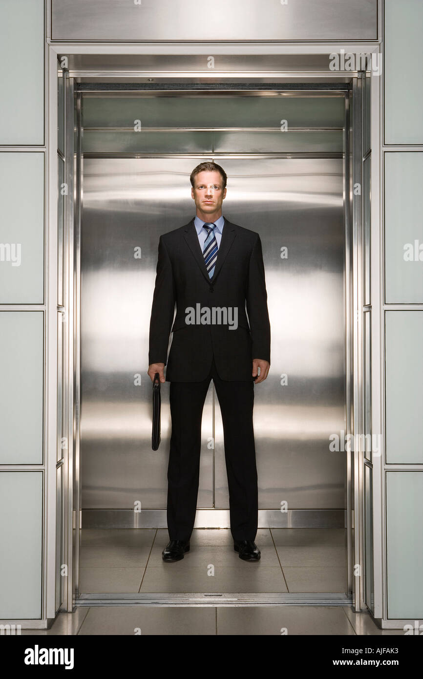People Standing In Elevator