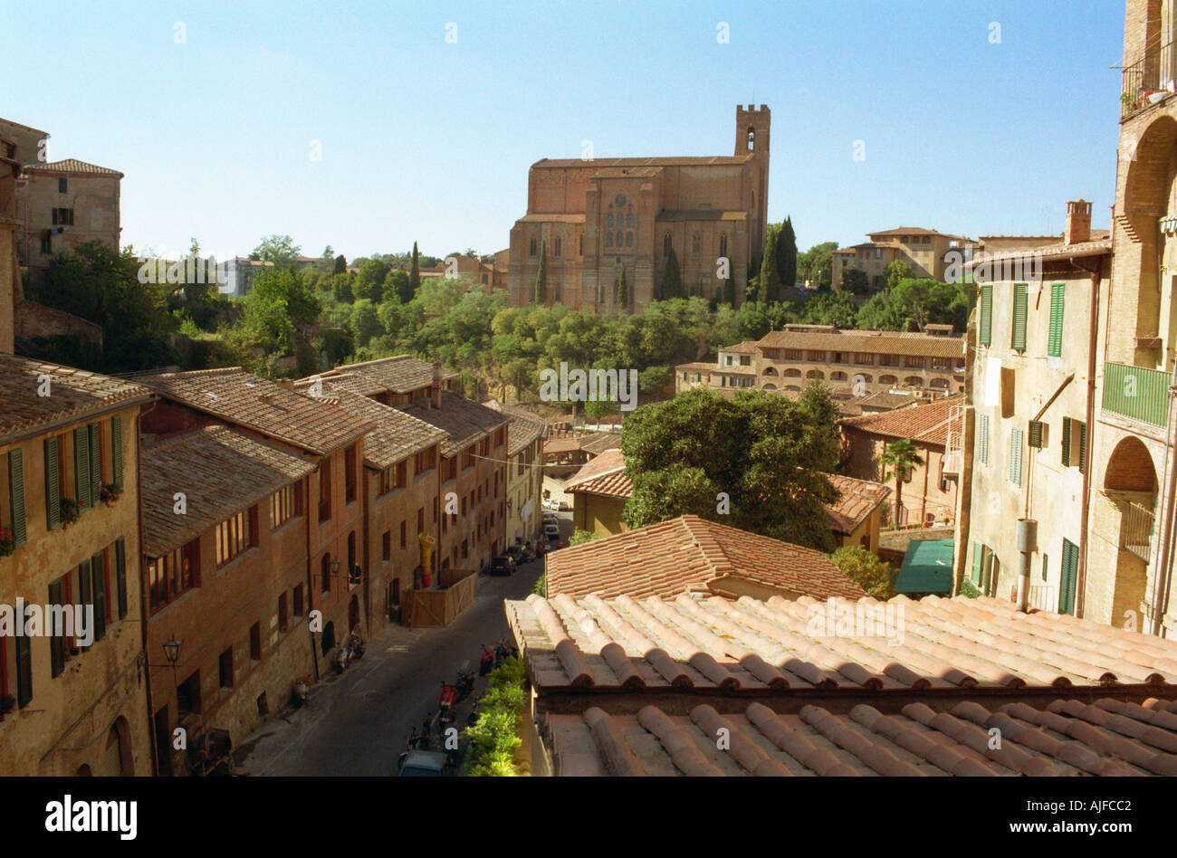 The City of Sienna Italy Aug 2003 Stock Photo - Alamy