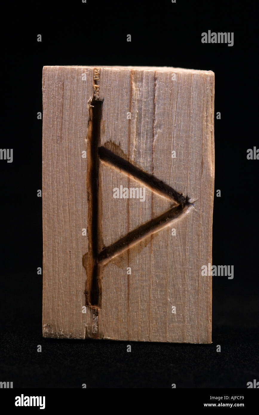 Traditional rune staves Stock Photo - Alamy