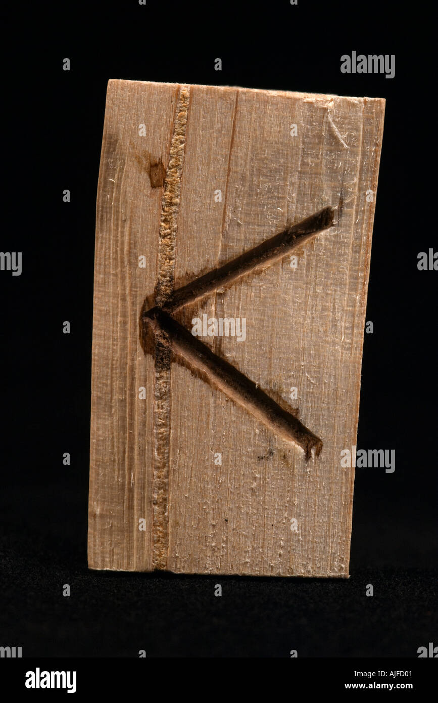 Traditional rune staves Stock Photo - Alamy