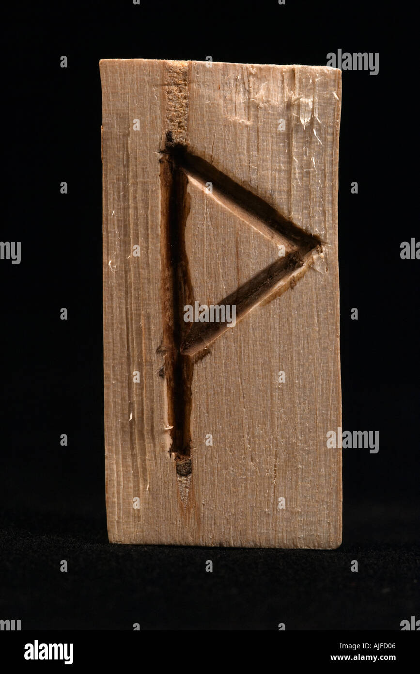 Traditional rune staves Stock Photo - Alamy