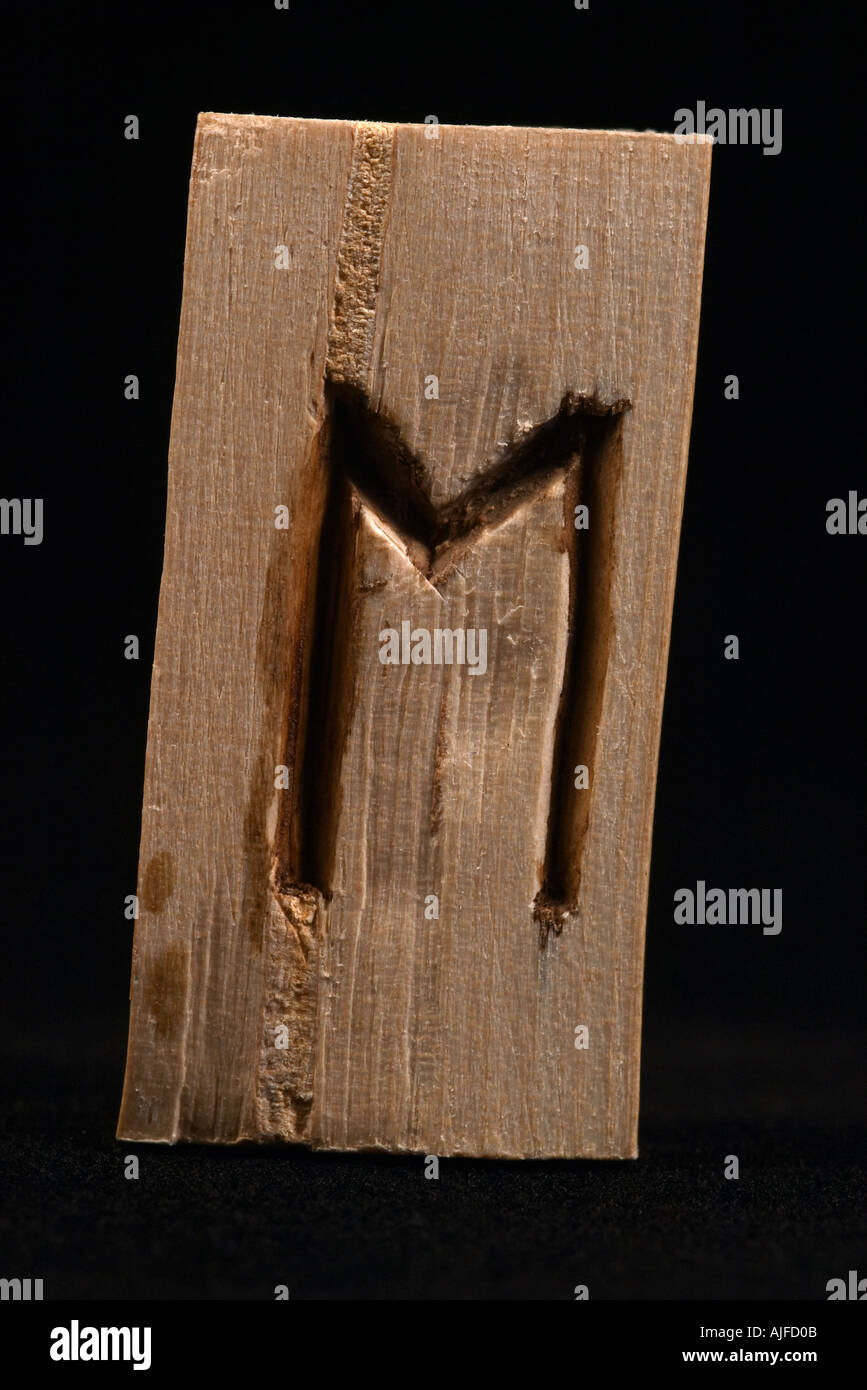 Rune staves hi-res stock photography and images - Alamy