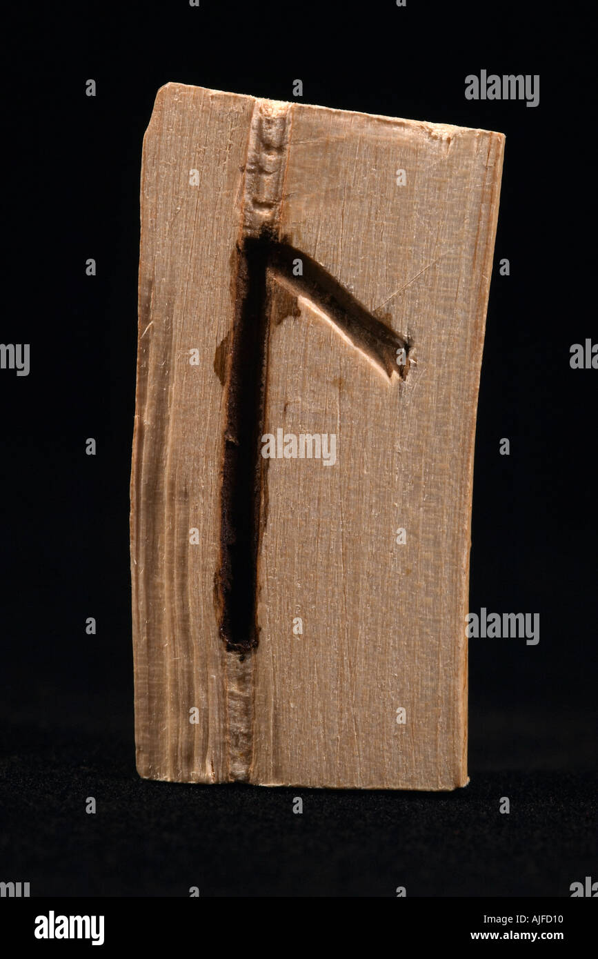 Traditional rune staves Stock Photo - Alamy
