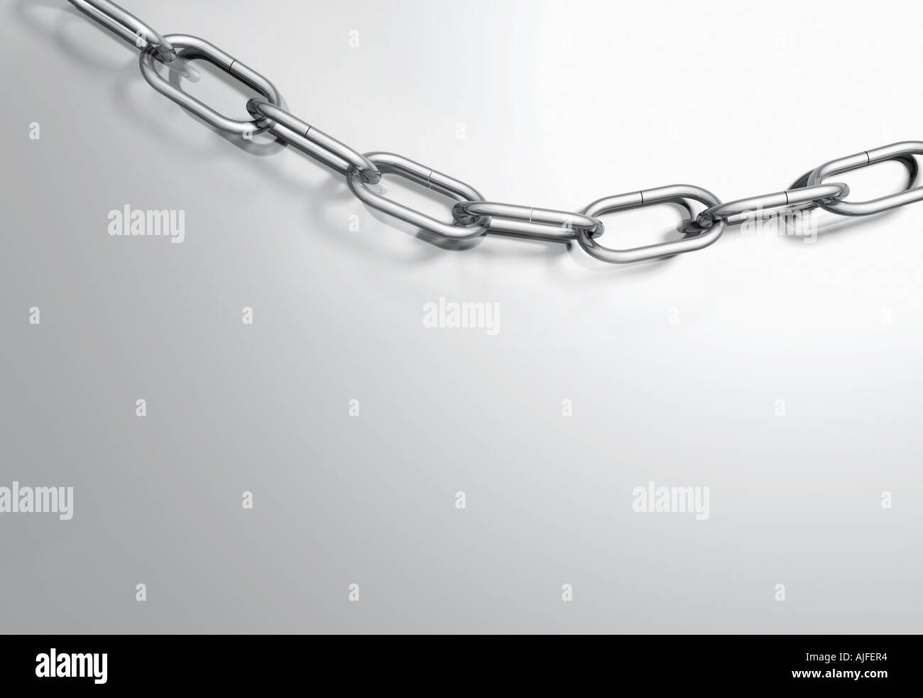Chain on white background Stock Photo - Alamy