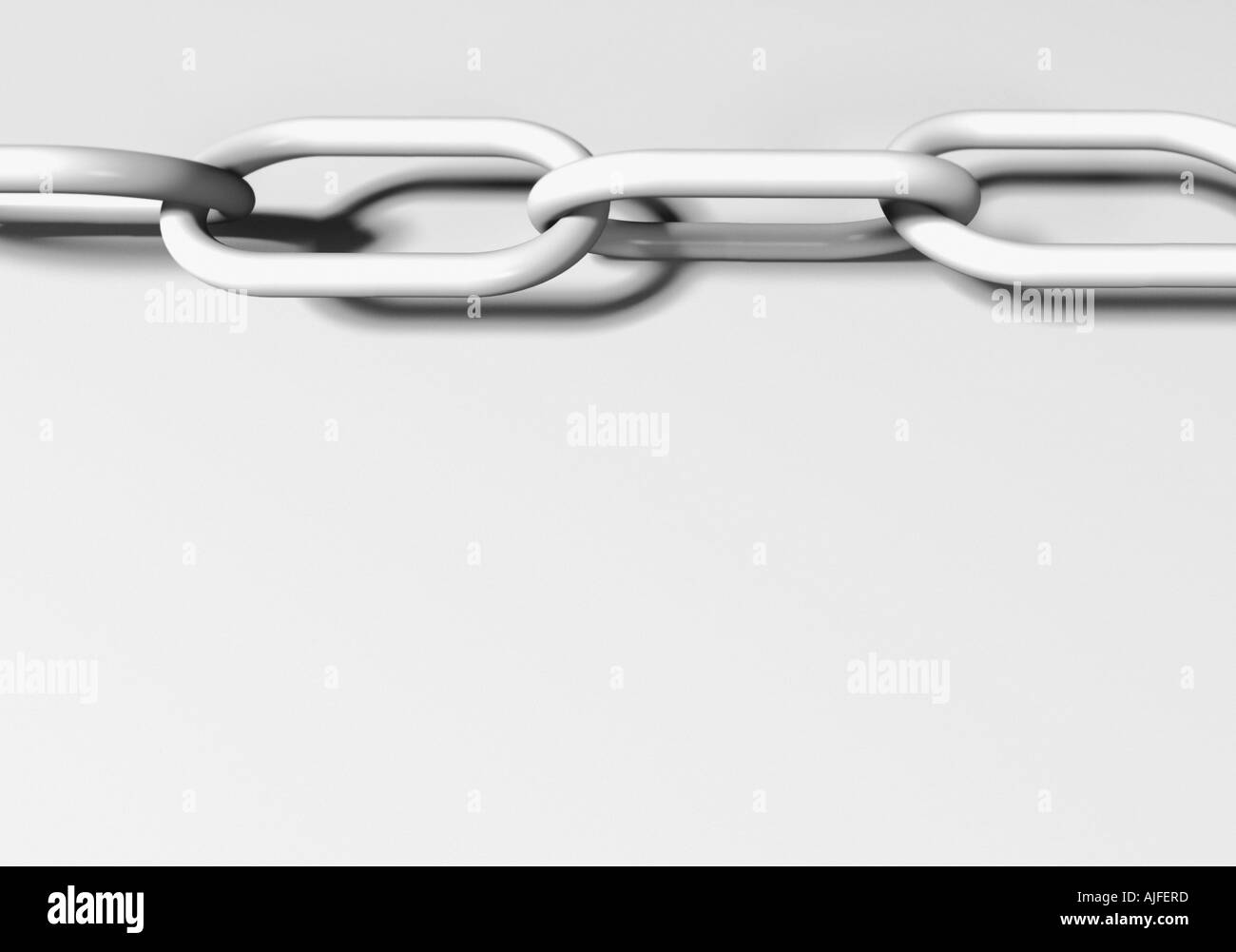 Chain on white background Stock Photo - Alamy