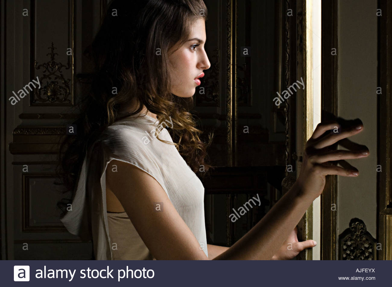 Stern Looking Woman Stock Photos & Stern Looking Woman Stock Images - Alamy
