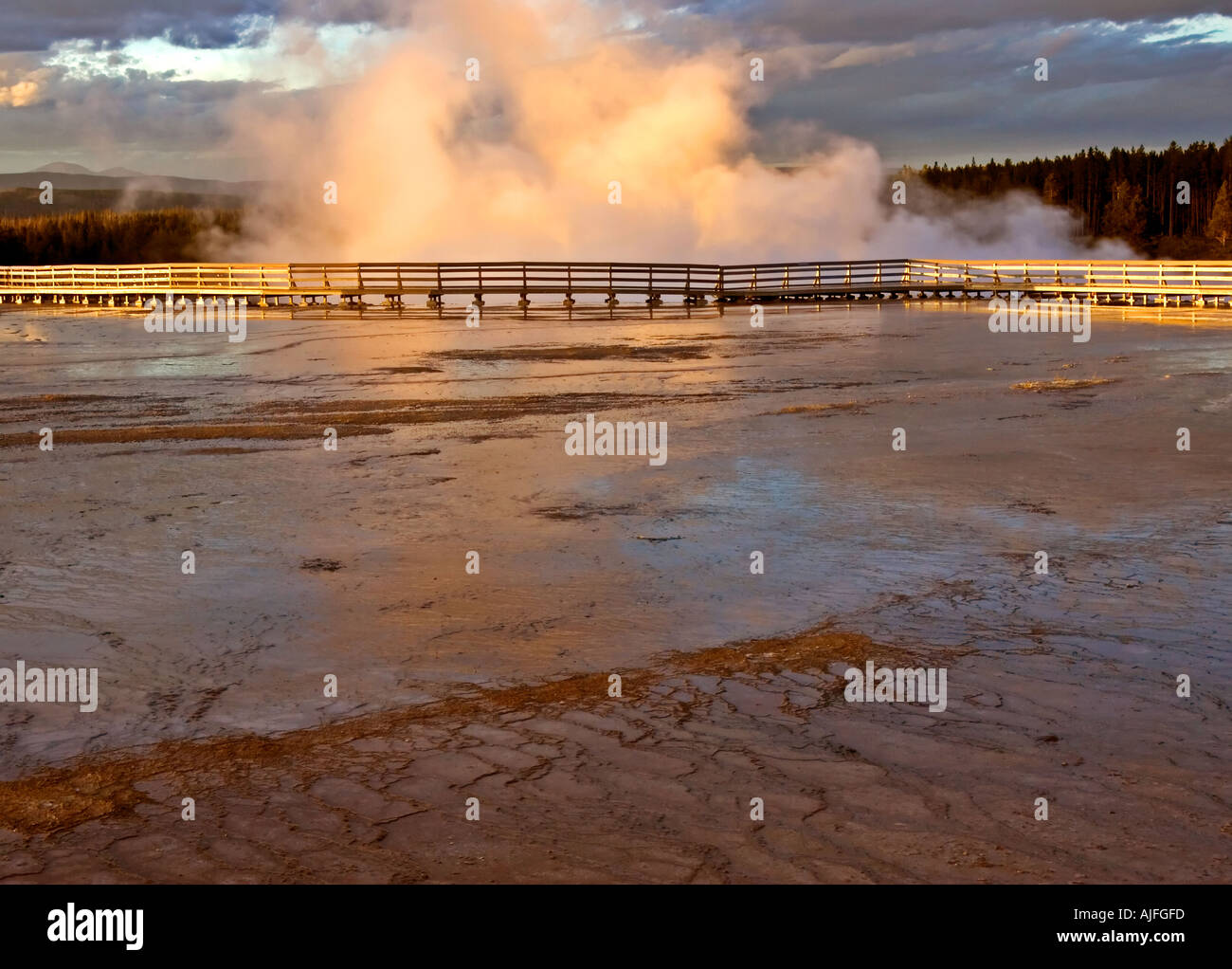 Yellowstone is a super volcano hi-res stock photography and images - Alamy