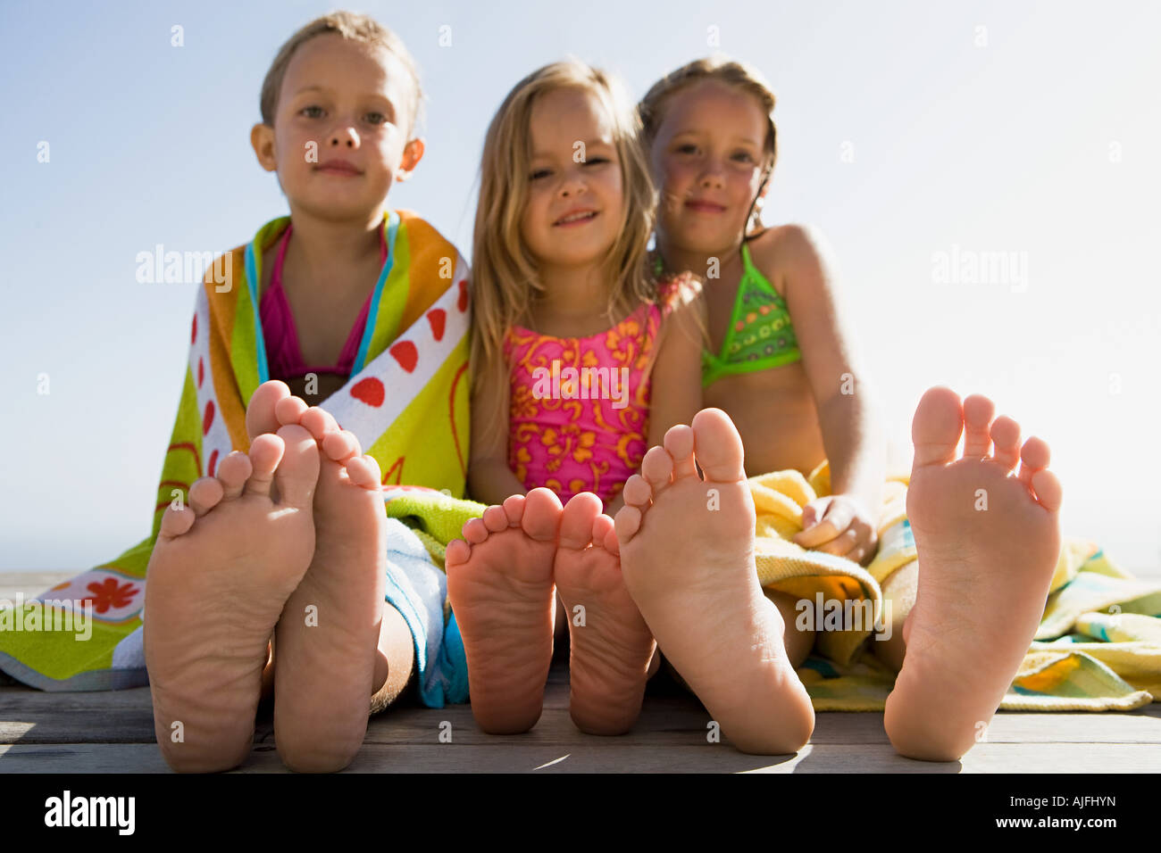 Girls on holiday Stock Photo - Alamy