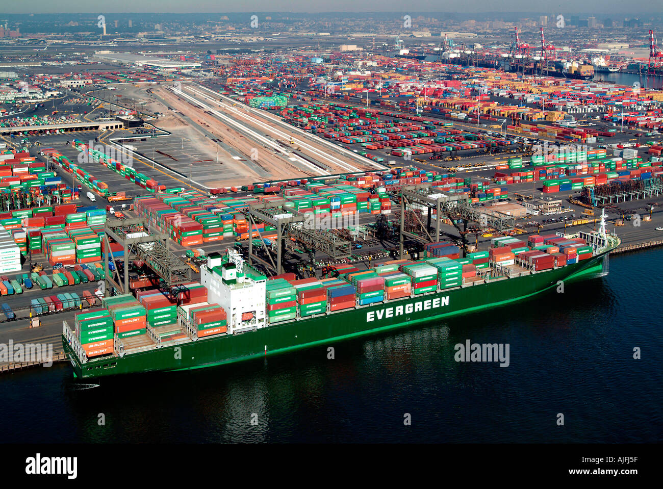 Loading Unloading Docks Container Ship Stock Photo - Alamy