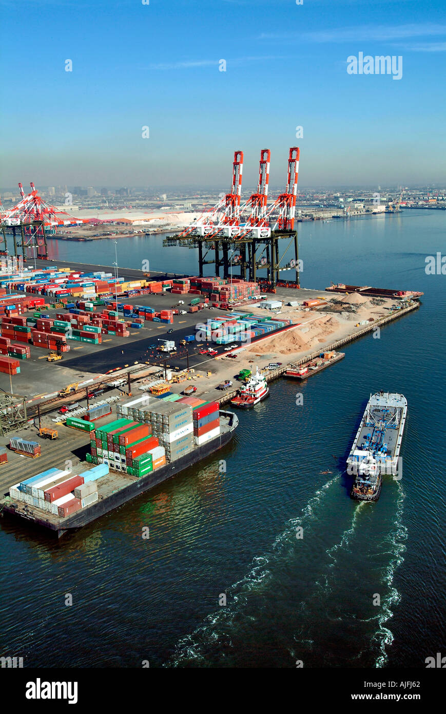 Loading Unloading Docks Container Ship Giant Cranes Phil Degginger ...