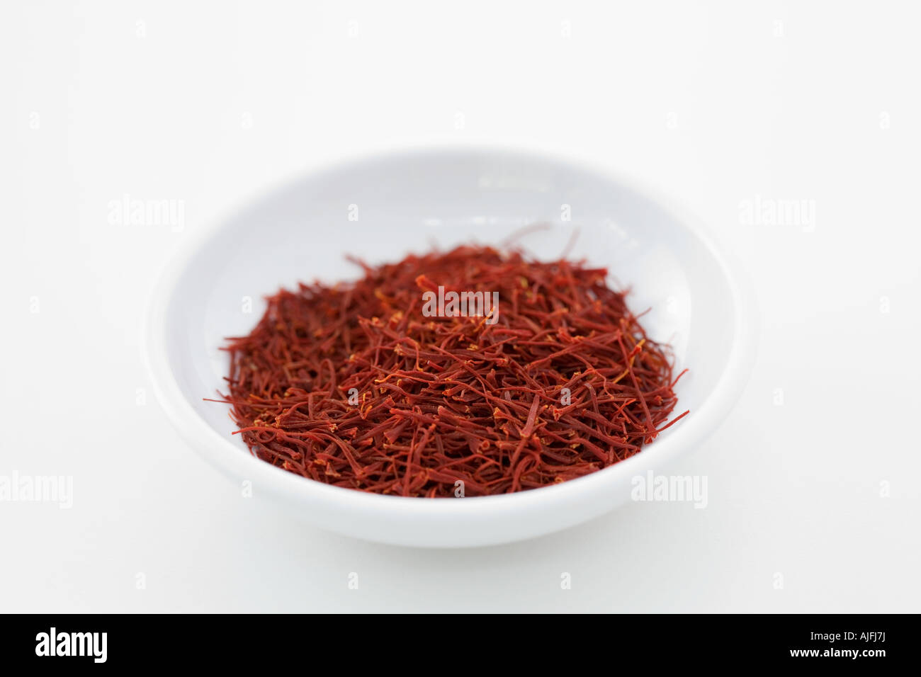 Bowl of saffron Stock Photo - Alamy