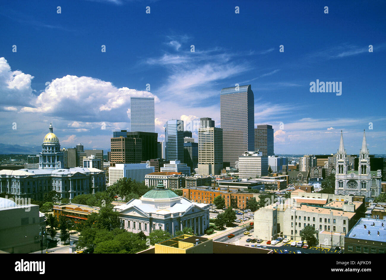 Downtown Denver Colorado Stock Photo - Alamy