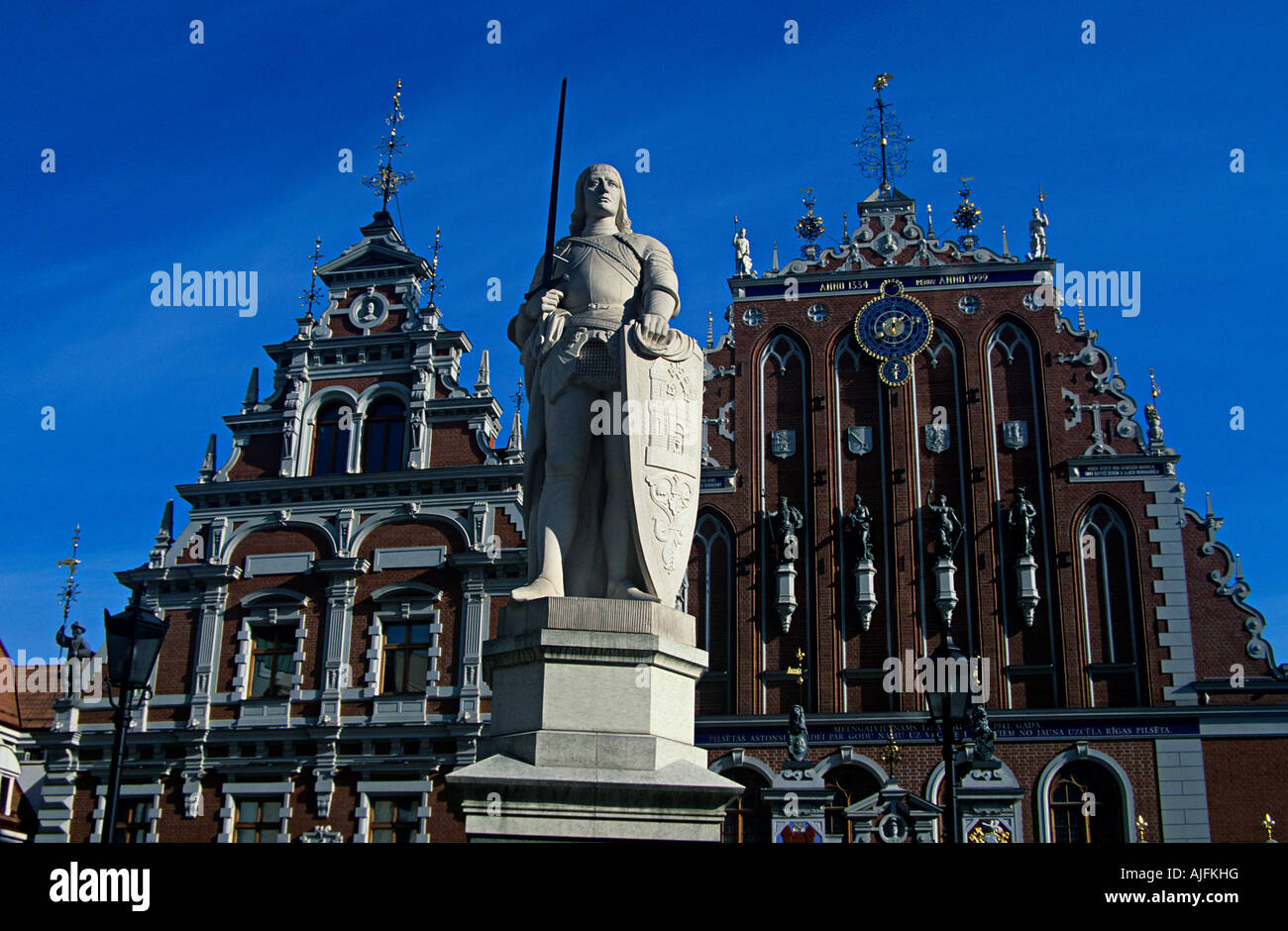 House of the blackheads riga Stock Photo - Alamy