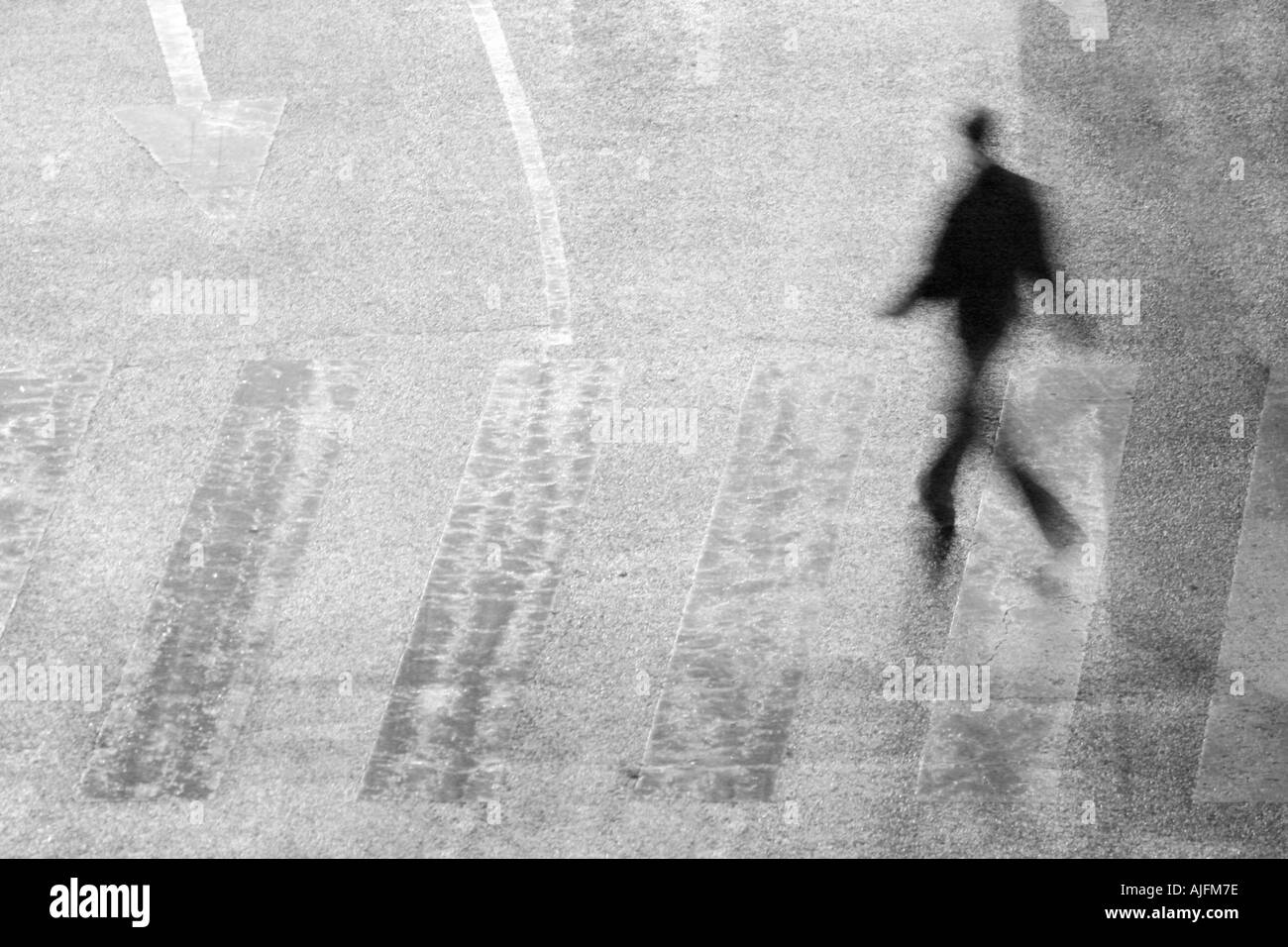 Fading road sign Black and White Stock Photos & Images - Alamy