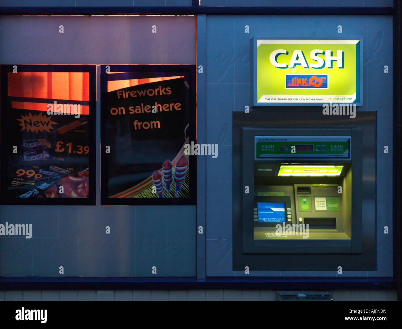 ATM Nork Surrey England Stock Photo - Alamy