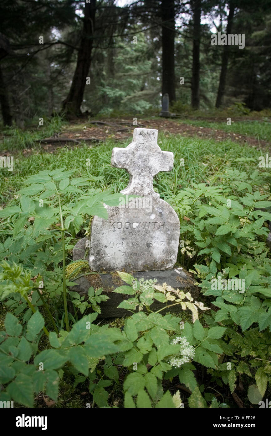 Grave in the old Russian Cemetery in Sitka Alaska Stock Photo - Alamy