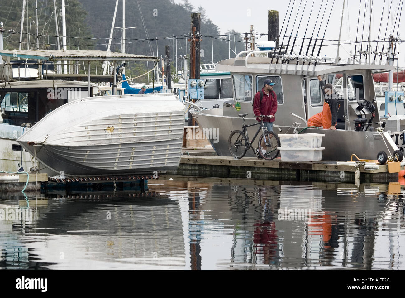 Alaska sitka boats harbor hi-res stock photography and images - Alamy