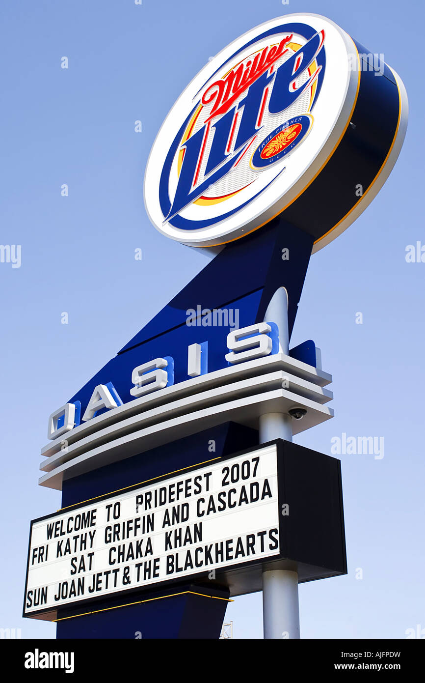 The Milwaukee Oasis Arena for Pridefest Stock Photo - Alamy