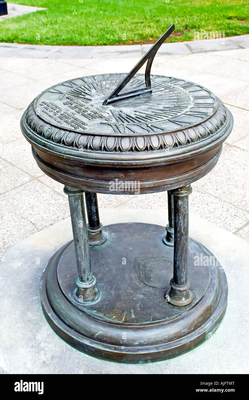 Sundial dedication in Columbus Ohio to those men who died in the Civil ...