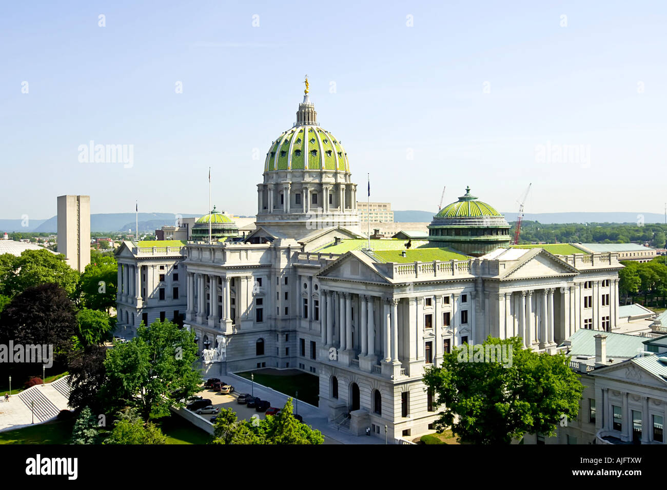 The State Capitol building at Harrisburg Pennsylvania PA Stock Photo ...