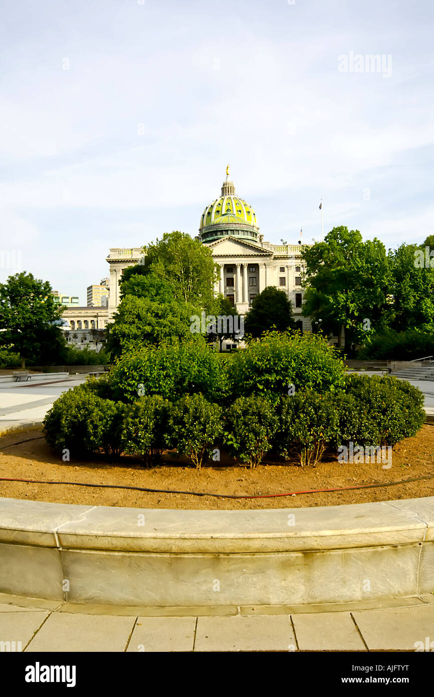 The State Capitol building at Harrisburg Pennsylvania PA Stock Photo ...