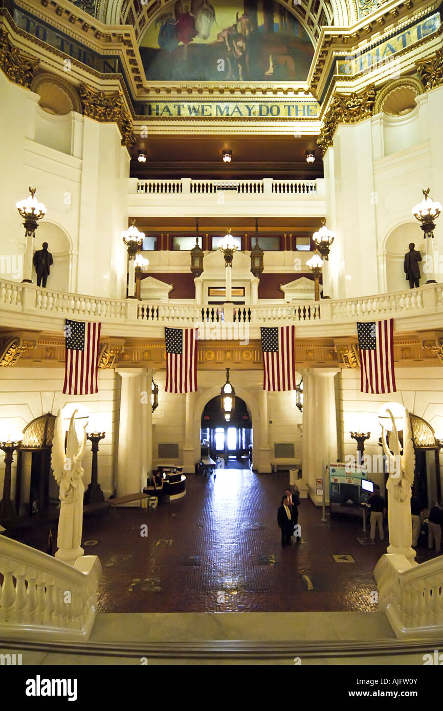 Inside state capitol building harrisburg hi-res stock photography and ...